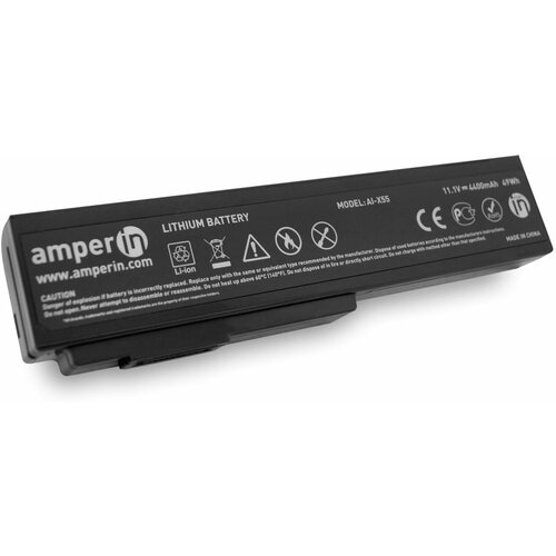Аккумуляторная батарея Amperin для ноутбука DNS (0123308) (4400mAh)