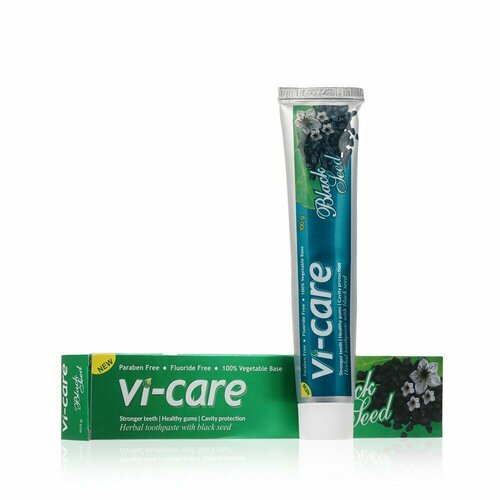 Зубная паста Vi-care " Black Seed " с черным тмином 100г