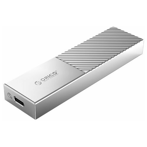Корпус для SSD M.2 NVMe, USB3.1 Gen2 Type-C (10 Гбит/с), Orico M206C3, серый (ORICO-M206C3-G2-GY-BP)