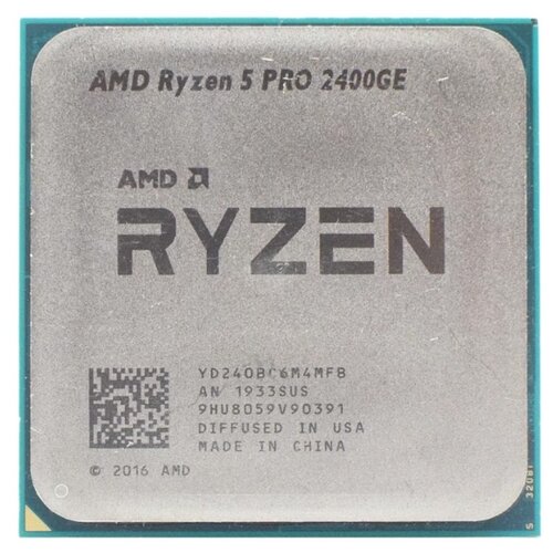 Процессор AMD Ryzen 5 PRO 2400GE AM4,  4 x 3200 МГц, OEM