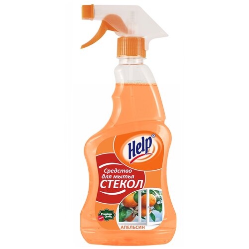 Апельсин для мытья стекол (триггер) Help, 500 мл, 553 г