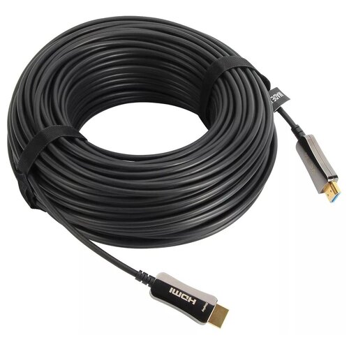 Активный оптический кабель HDMI 19M/M, ver. 2.0, 4K@60 Hz 40m VCOM