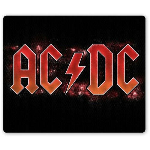 Коврик для мышки прямоугольный Логотип AC/DC