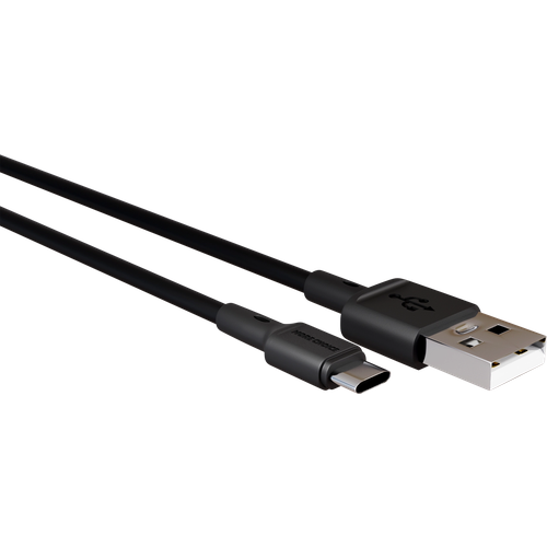 Дата-кабель USB 2.0A для Type-C More choice K14a TPE 3м Black