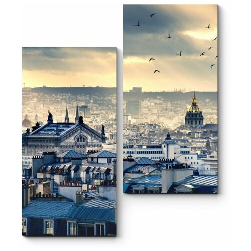 Модульная картина Великолепный Париж40x50