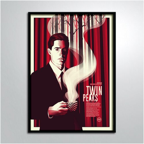 Постер в раме/Твин Пикс Лес Twin Peaks