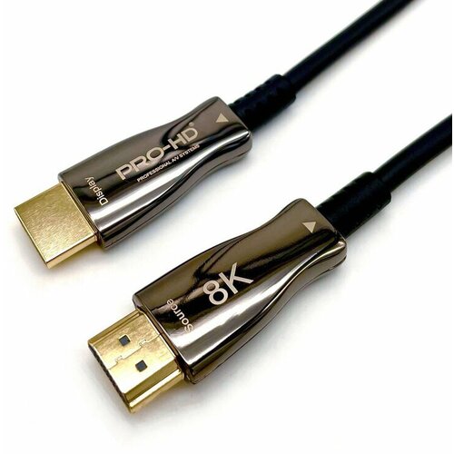 HDMI кабель оптический 2.1 Pro-HD Optical Fiber 8K-4K HDR 30 метров