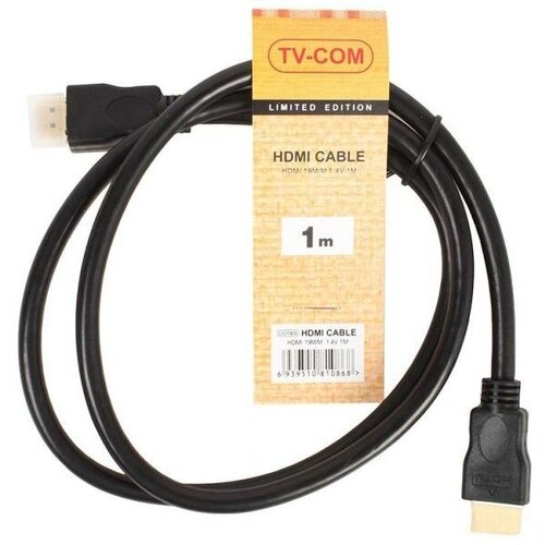 Кабель HDMI 1.0м VCOM Telecom V1.4+3D CG150S-1M