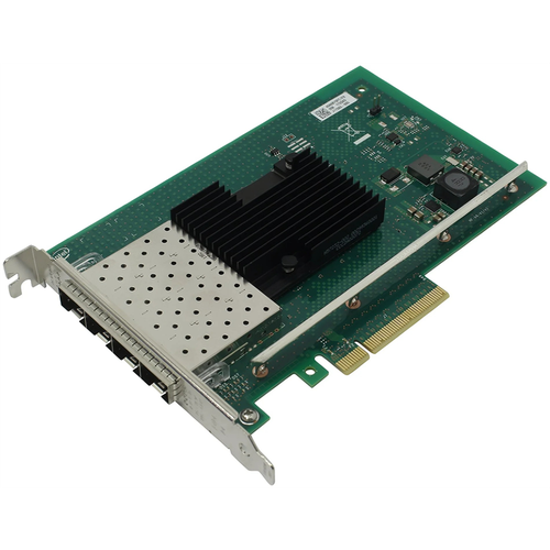 Intel Ethernet Converged Network Adapter X710-DA4, Quad Ports SFP+, 10 GBit/s, 1 year