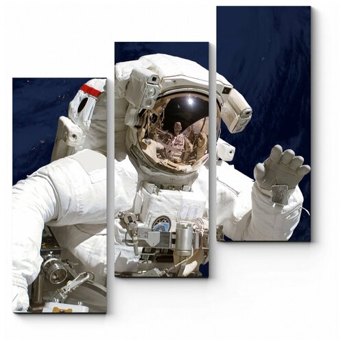 Модульная картина Привет из открытого космоса 120x128