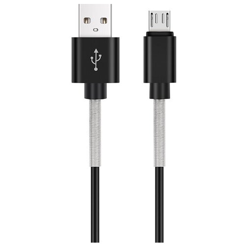 Кабель AVS micro USB (1м USB 2.0) усиленный MR-361S (пакет)