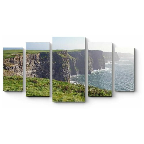 Модульная картина Чарующие скалы на побережье Ирландии 170x94