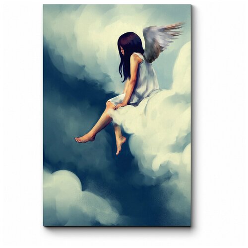 Модульная картина Ангел на облаке 40x60
