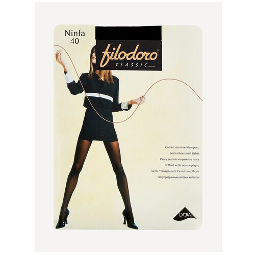 Колготки  Filodoro Classic Ninfa, 40 den, размер 3, черный