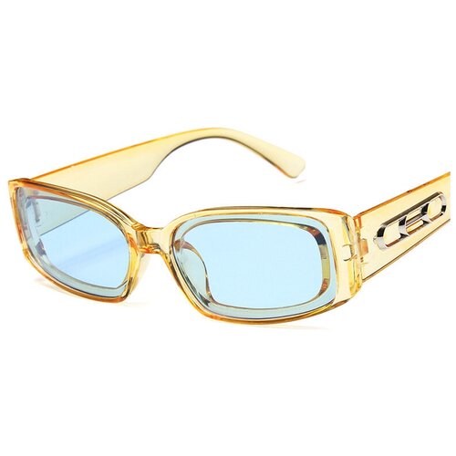 Солнцезащитные очки  S00065, желтый, голубой
