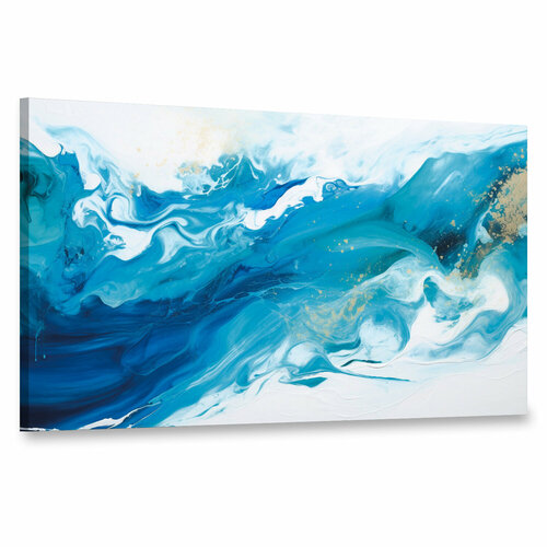 Интерьерная картина 100х60 "Пленительные волны"