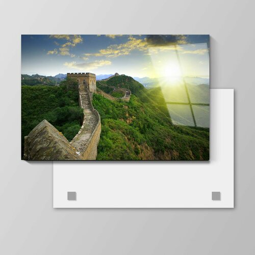 Картина на стекле - "Великая Китайская стена" размер 60-40 см