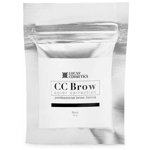 CC Brow Хна для бровей в саше 10 г, black, 10 г