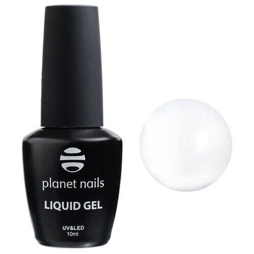 Planet nails гель Liquid Gel моделирующий, 10 мл, clear