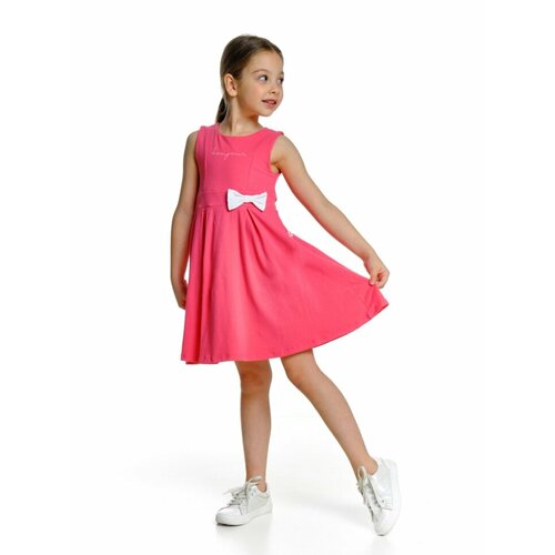 Платье Mini Maxi, размер 116, коралловый