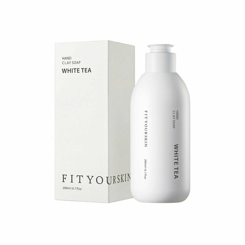 FIT YOUR SKIN Мыло для рук Hand Clay Soap White Tea (200 мл)