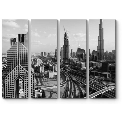 Модульная картина Строгий Даунтаун, Дубай 60x45