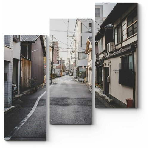 Модульная картина Узкие улочки Киото130x139