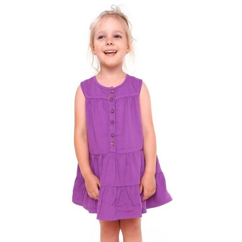 Платье для девочки, цвет фиолетовый, рост 128