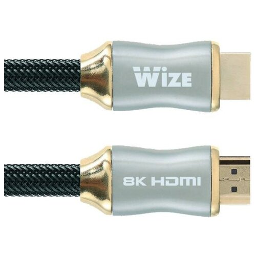 Кабель HDMI 3м Wize WAVC-HDMI8K-3M круглый черный