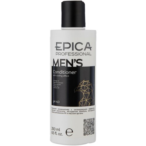 EPICA Professional кондиционер Men's с охлаждающим эффектом для всех типов волос, 250 мл