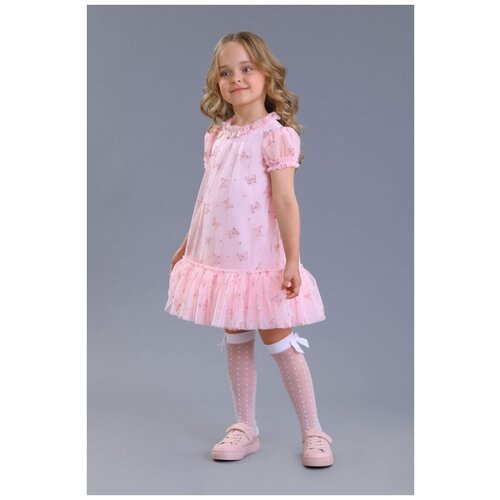 Платье Маленькая Леди, размер 110, розовый