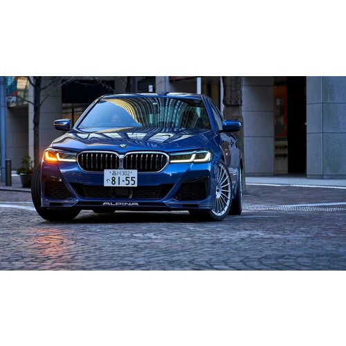 Картина на холсте 60x110 Альянс Лес "Автомобили bmw alpina" на подрамнике / интерьер/ декор