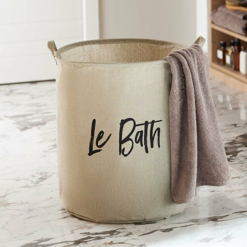 Корзина текстильная Этель "Le bath", 45x55 см