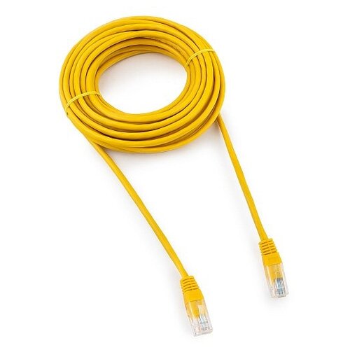 Патч-корд Cablexpert PP12-7.5M, 7.5 м, 1 шт., Желтый