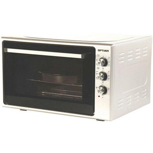 Мини-печь OPTIMA OF-75W, 1850 Вт, 75 л, таймер, 2 противня, белая