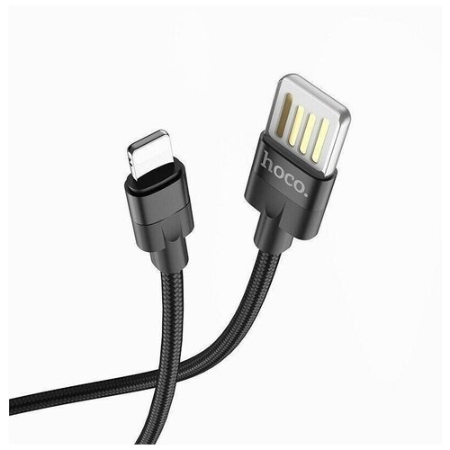 Кабель USB - Type-C Hoco U55 (оплетка нейлон) Черный