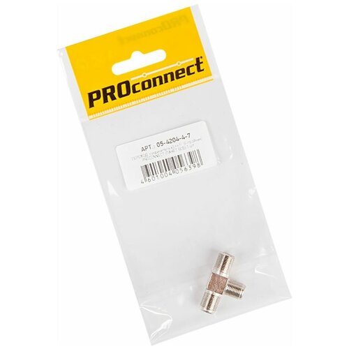 Переходник PROconnect, F-тройник {05-4204-4-7} 1 шт.