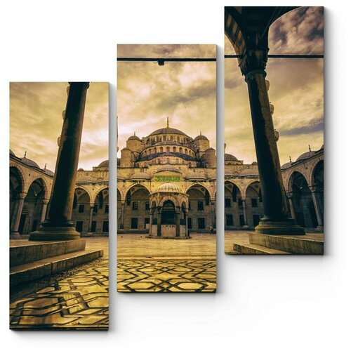 Модульная картина Мечеть в пасмурную погоду90x96