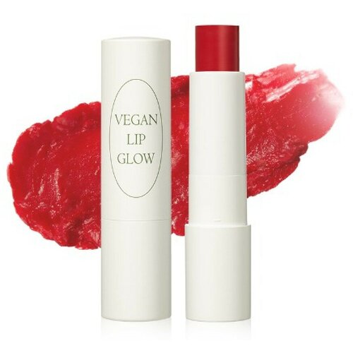 Nacific Vegan Lip Glow 05. Apple Red Веганский бальзам для губ