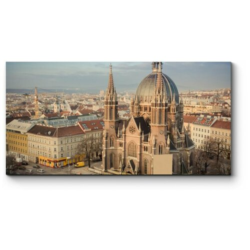 Модульная картина Церковь Мария фон Зиге, Вена 100x50