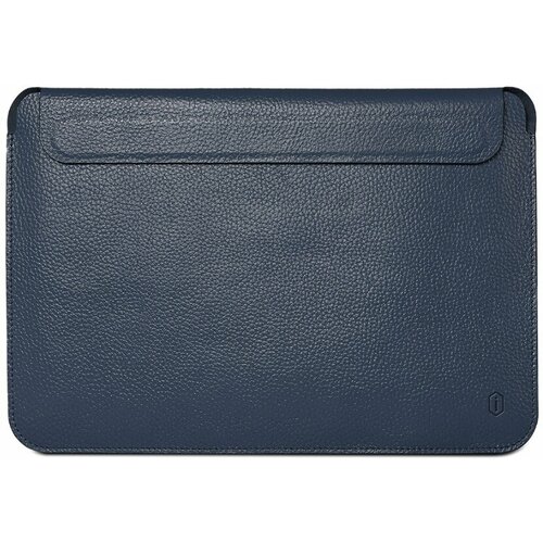 Чехол WiWU Genuine Leather Laptop Sleeve для MacBook Pro 16.2inch Royal Blue