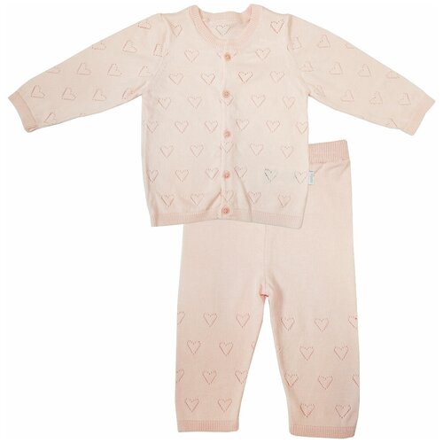 Комплект одежды Папитто, размер 74, розовый