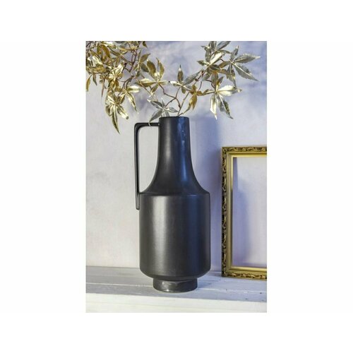 Kaemingk, Керамическая ваза-кувшин брокка нера, ручной работы, антрацитовая, 41 см 650246