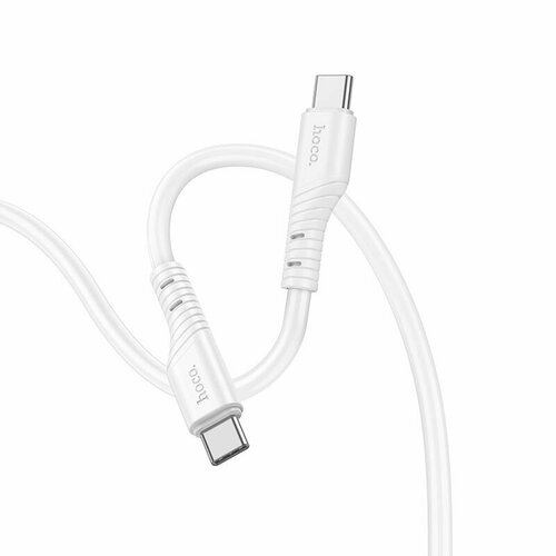 Кабель PD60W (TYPE-C-TYPE-C) 1м HOCO X97 Белый