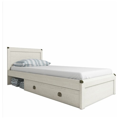Кровать Anrex Magellan 90 односпальная, размер (ДхШ): 205.3х96.8 см, спальное место (ДхШ): 200х90 см, цвет: сосна винтаж