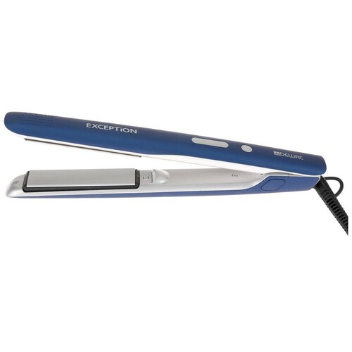Щипцы для выпрямления волос DEWAL PRO Exception 23х87 мм, с терморегулятором, титаново-турмалиновое покрытие, 40 Вт, синие 03-405 Blue