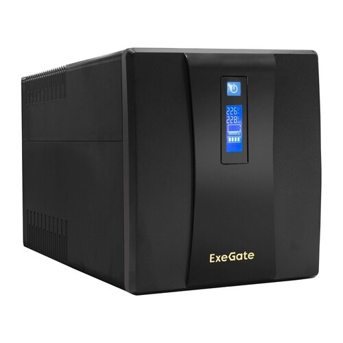 Интерактивный ИБП ExeGate SpecialPro Smart LLB-1500 LCD (EP285503RUS) черный 950 Вт