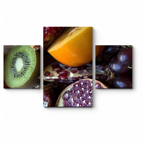 Модульная картина Экзотические фрукты 120x78