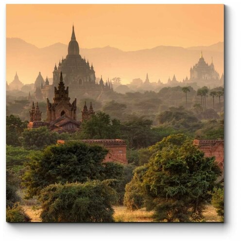 Модульная картина сказки баган Мьянма руины90x90