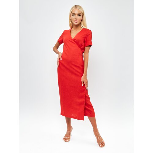 Платье Klim, размер 48, красный